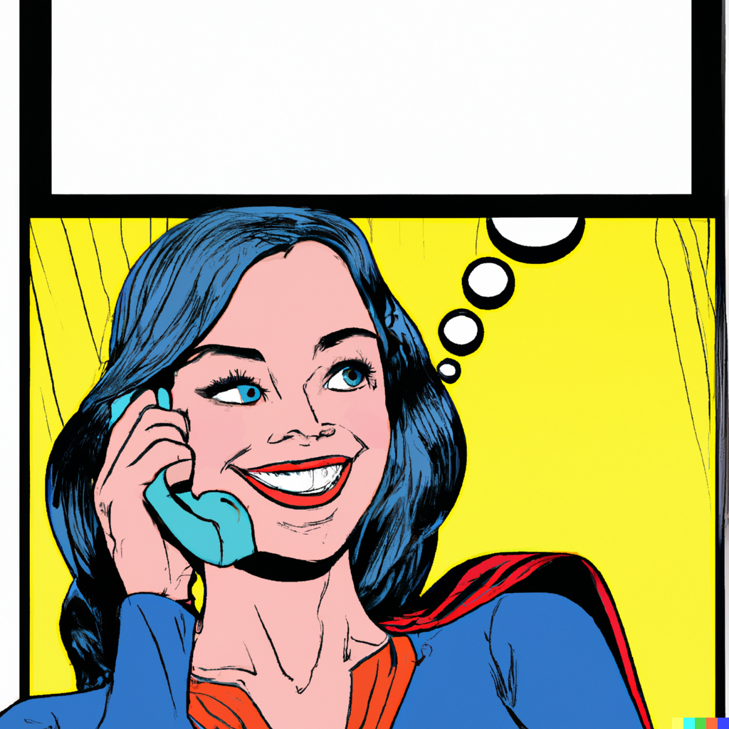 DALL·E 2023-02-17 15.57.57 – a comic book cover of a smiling young ...